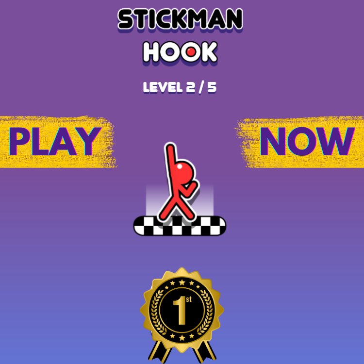 Stickman Hook - Mind Play – Free Online Mind & Brain Games